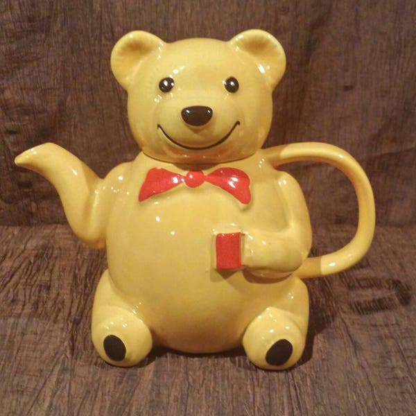 Teddy Bear Teapot - Etsy