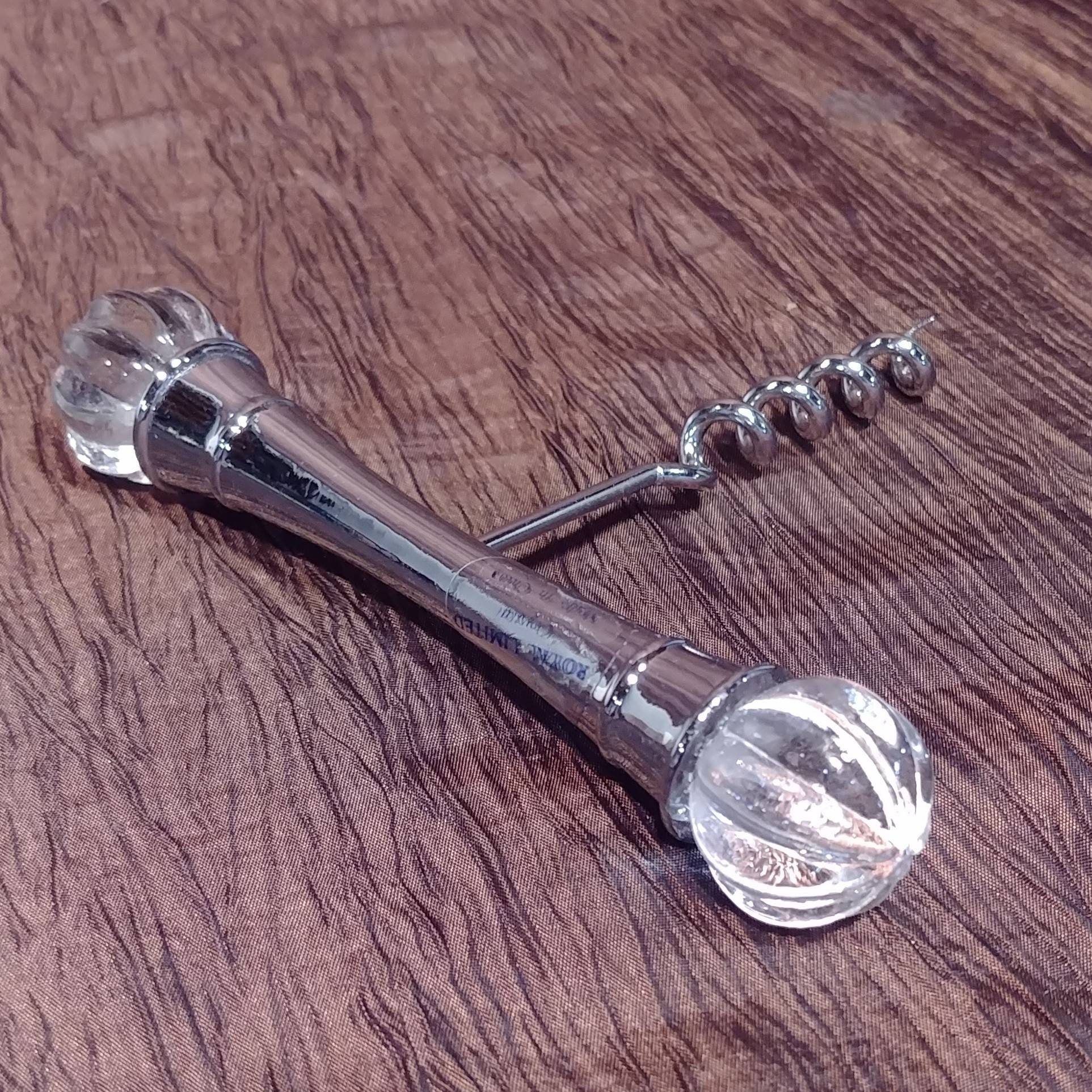 3 Piece Royal Limited Crystal Bar Set, 1 Cork Screw 2 Wine Stoppers - Etsy