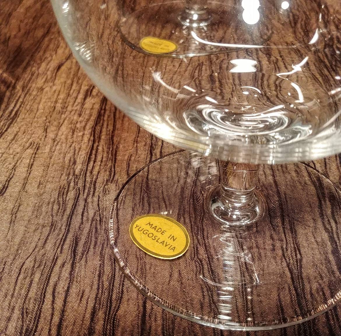 Romanian Crystal Decanter Paired With Eight Yugoslavia Crystal - Etsy