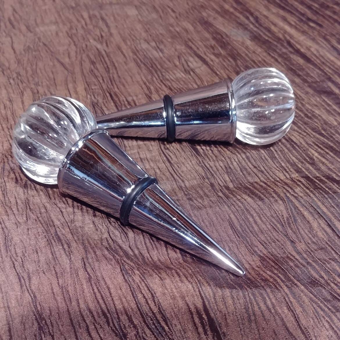 3 Piece Royal Limited Crystal Bar Set, 1 Cork Screw 2 Wine Stoppers - Etsy