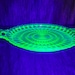 Vintage Uranium Glass Platter With Handles and 4 Serving Plates - Etsy