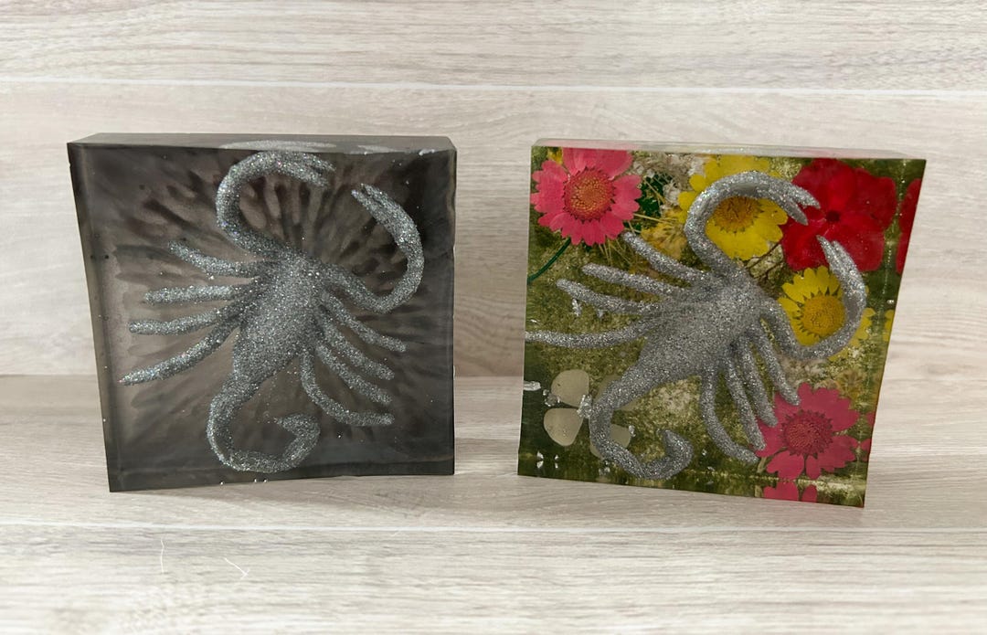 Scorpion Art, Resin Scorpion Art, Scorpion Decor, Resin Decor, Resin ...