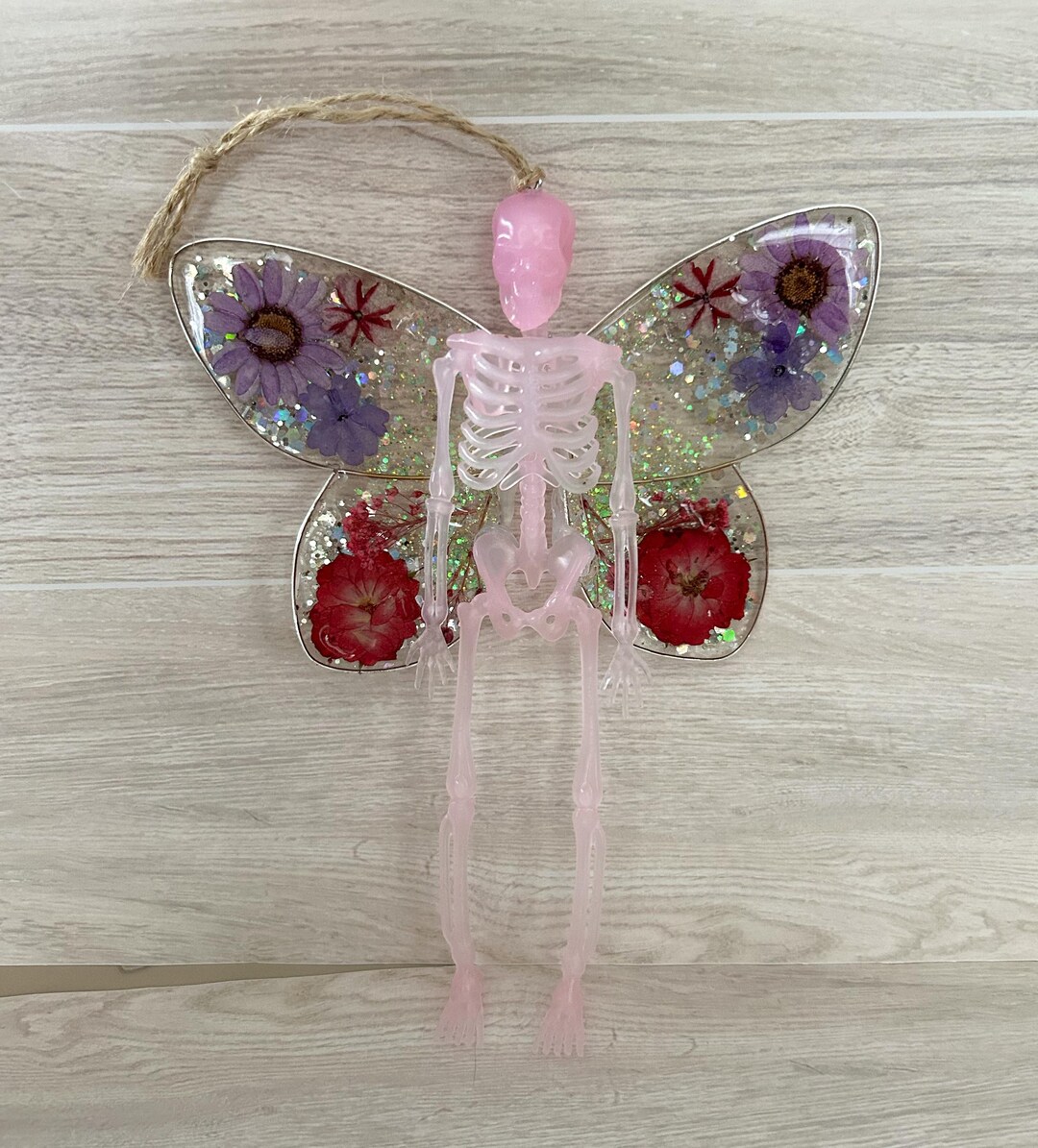 Resin Skeleton Wall Hanging, Resin Skeleton Decor, Resin Skeleton Art ...