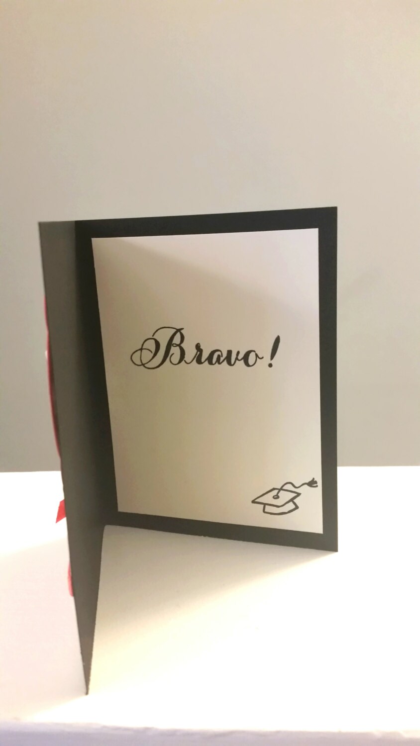 Graduation Card: Stampin Up, Congrats, Bravo, New Grad - Etsy