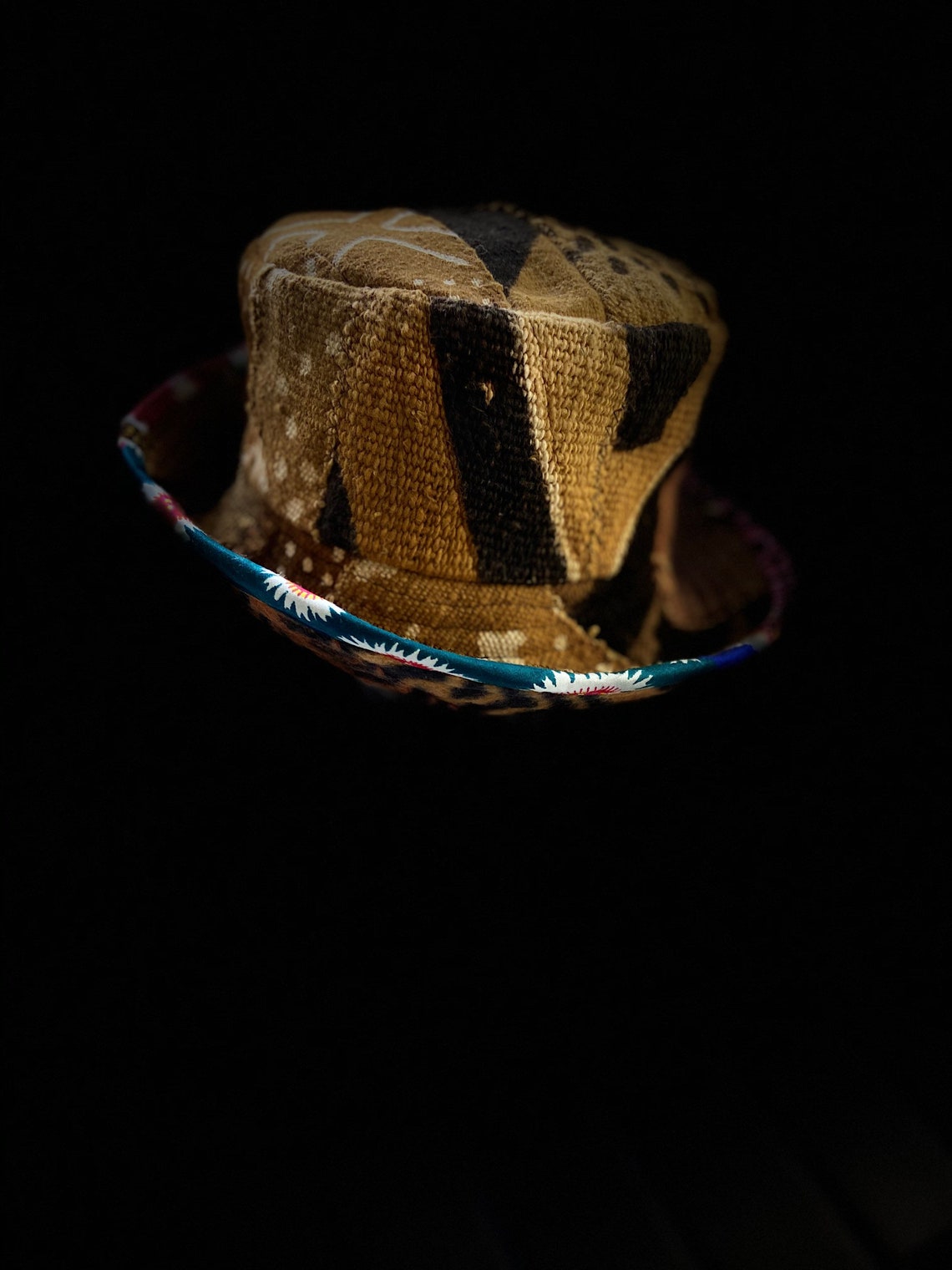 Mudcloth Hat Bucket Style Authentic Mudcloth Handmade - Etsy
