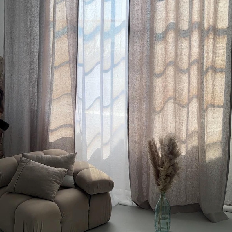 Rustic Curtains - Etsy