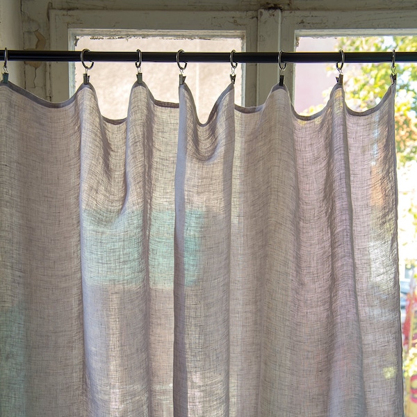 Linen Cafe Curtains - Etsy