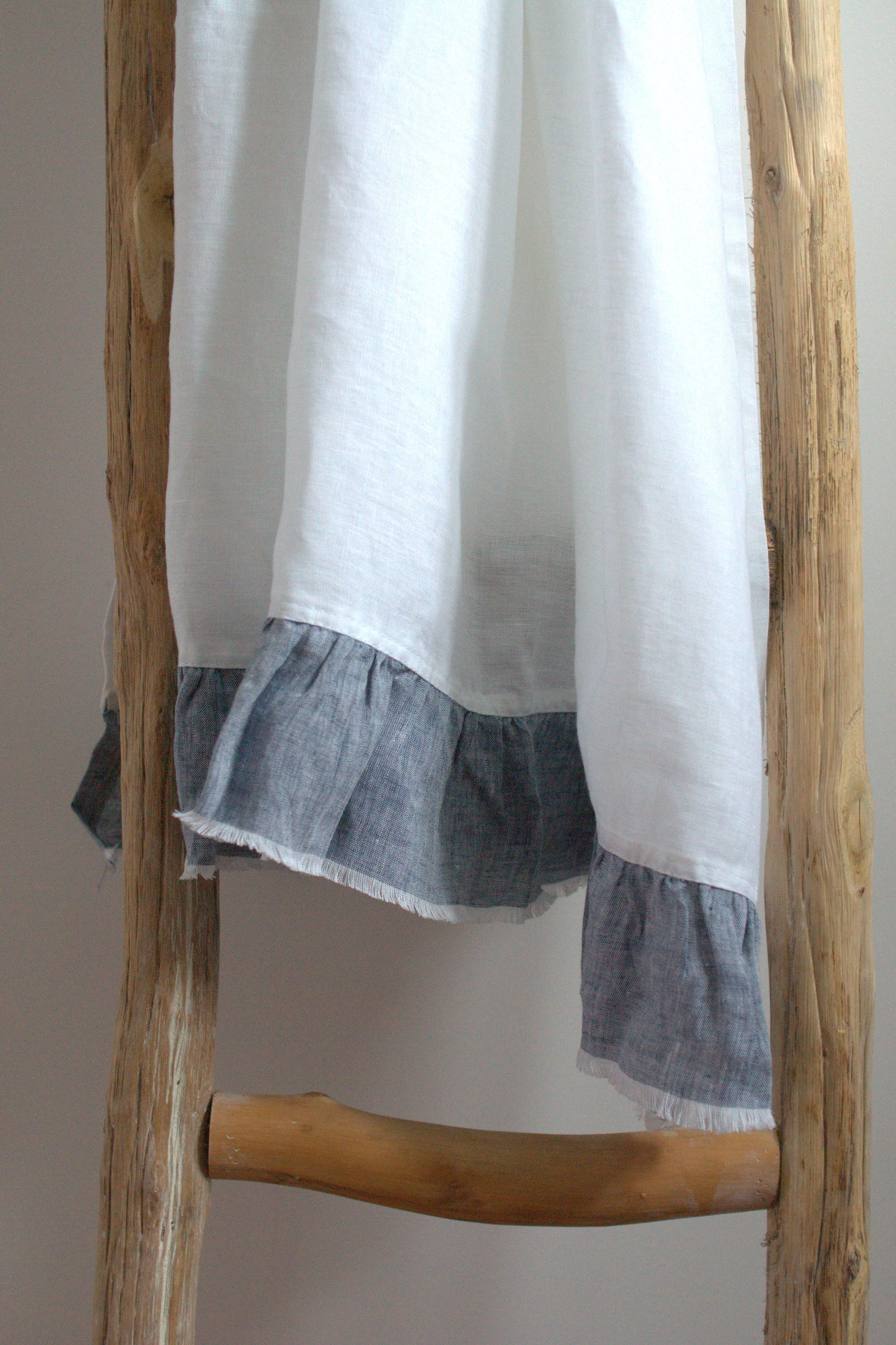 Linen Beach Ruffle Towel Ruffled Linen Hand Towels in Shabby - Etsy