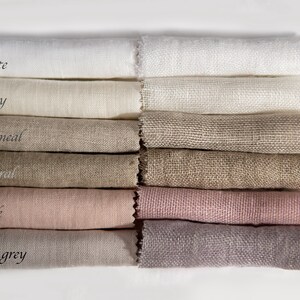 Natural Linen Curtain Panel, Sheer Linen Beige Panel, Living Room ...