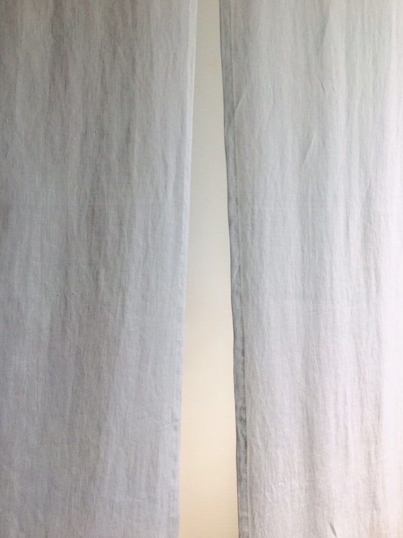 Linen Noren White Doorway Curtain Linen Closet Curtain | Etsy