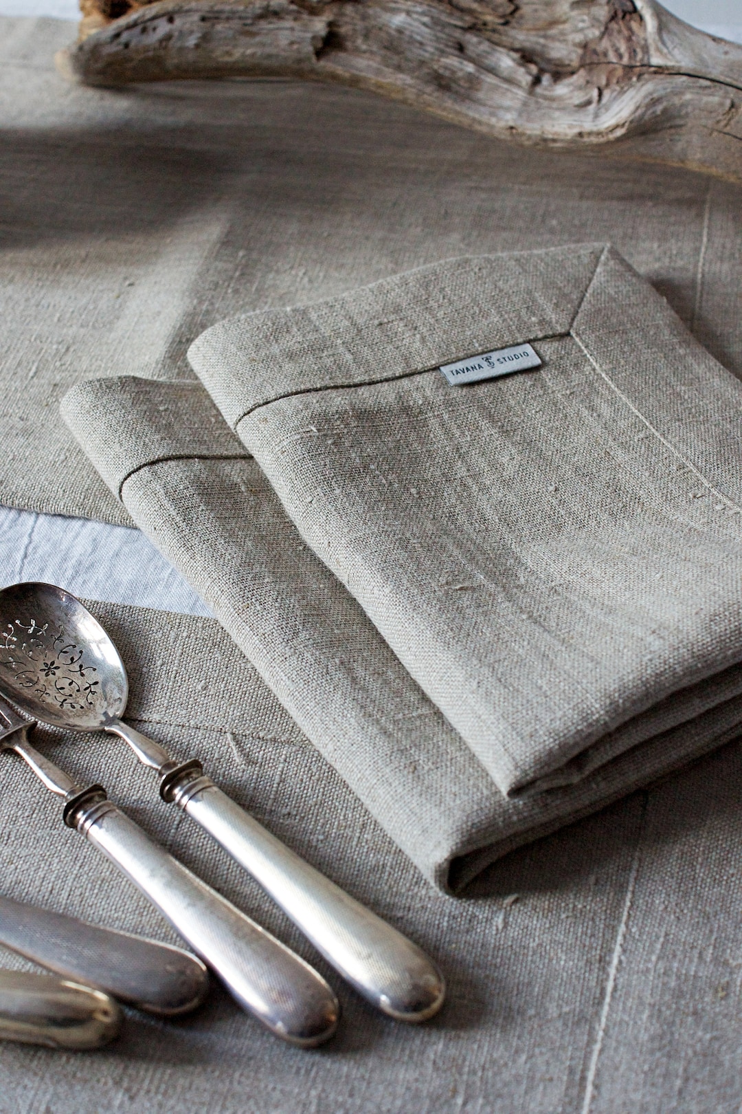 Rustic Linen Placemats, Dining Table Decor, Farmhouse Gift - Etsy