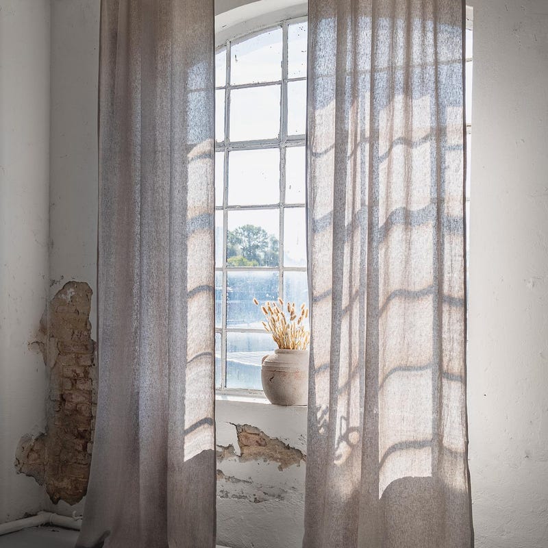 Rustic Curtains - Etsy