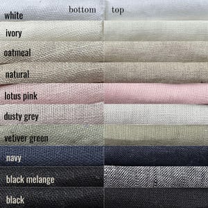 Oatmeal Sheer Linen Cafe Curtain, Linen Kitchen Window Curtain, Rod ...