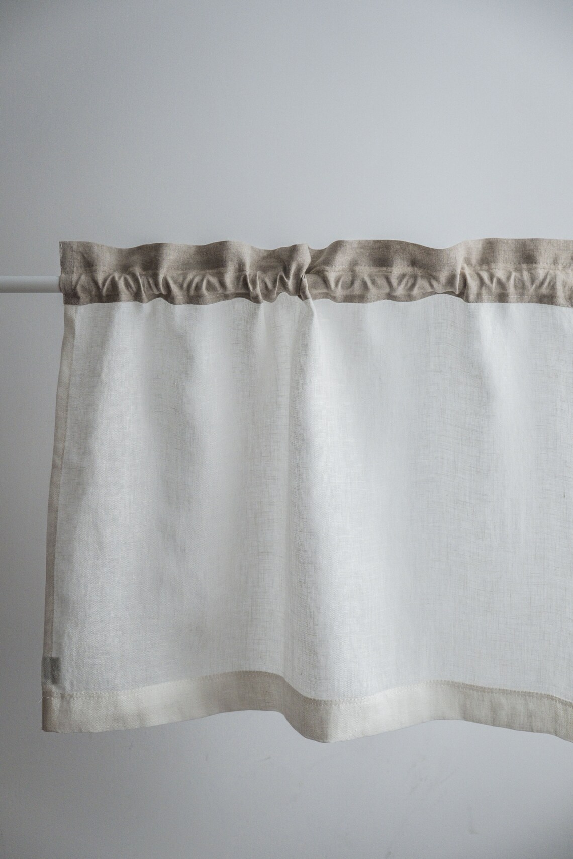 Linen Kitchen Curtains Kitchen Window Treatment Sheer Linen - Etsy