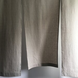 Linen Noren, Three Panel Noren, Japanese Linen Curtain, Door Curtain ...