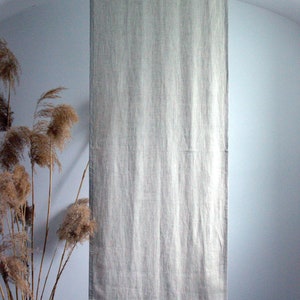 Custom Linen Noren Linen Room Divider in Melange Color | Etsy