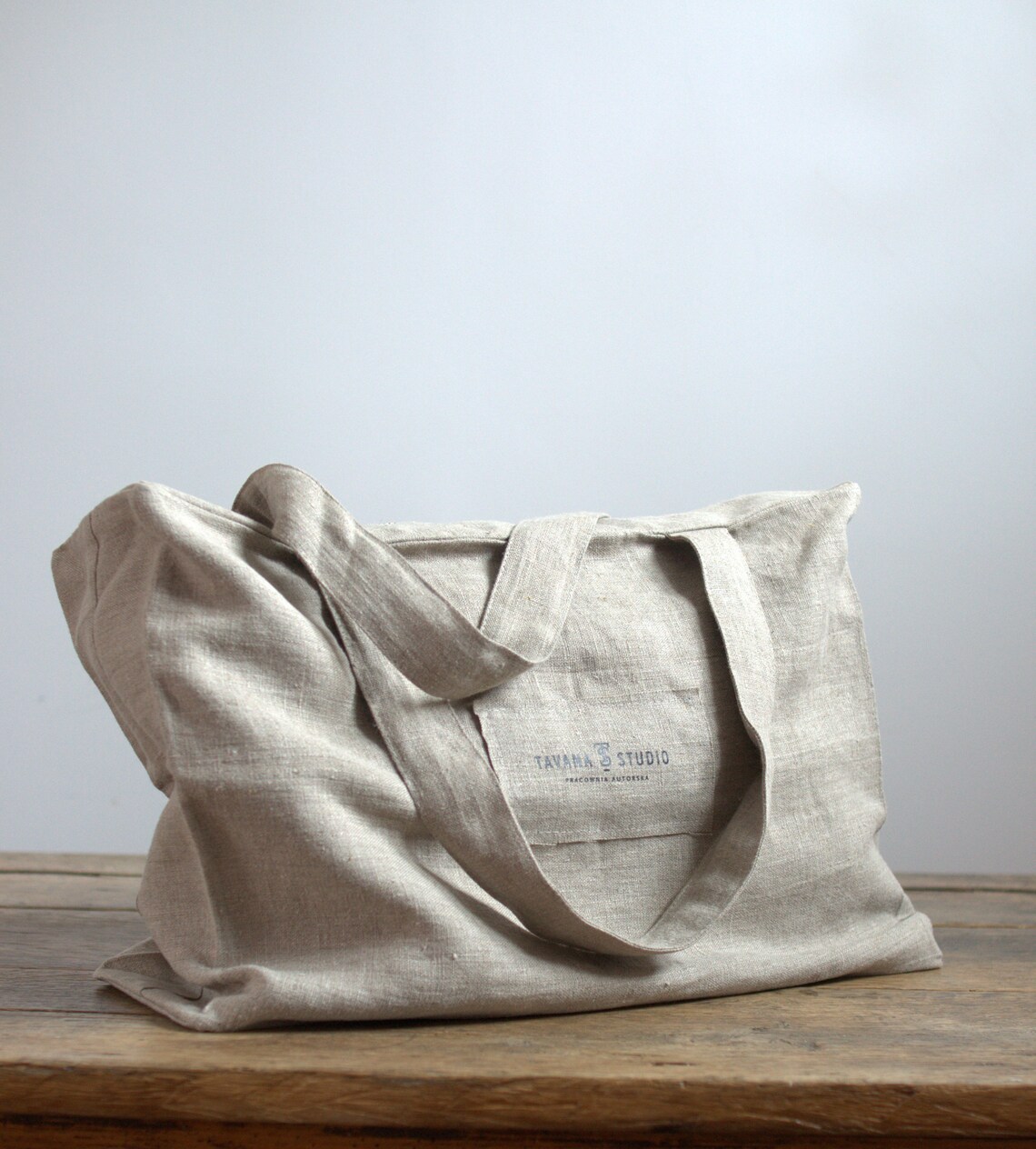 Canvas Tote Bag With Zipper Canvas Large Shoulder Bag in | Etsy