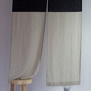 Linen Noren Curtain Linen Noren Door Curtain Japanese - Etsy