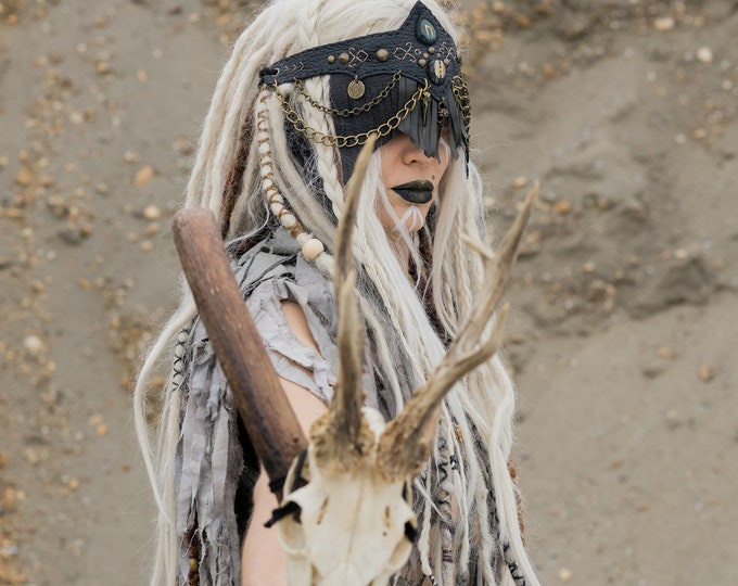 Morana Goddess Face Mask Mrazana Slavic Pagan Ritual - Etsy