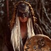 Mini Tuva Shamanic Ritual Headdress - Unisex Face Mask With Fringe ...