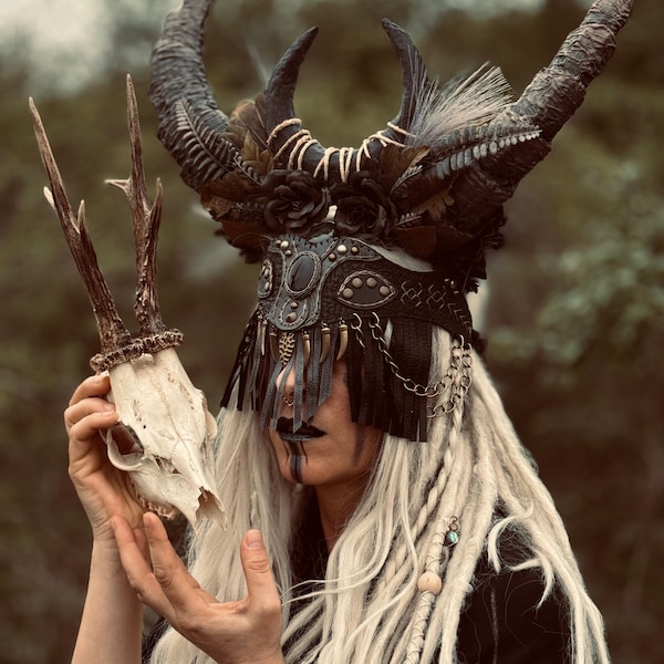 Shaman Headdress - Etsy