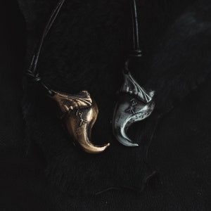 Amur Tiger Claw - Siberian Tiger Brass Claw Pendant - Shamanic Claw ...