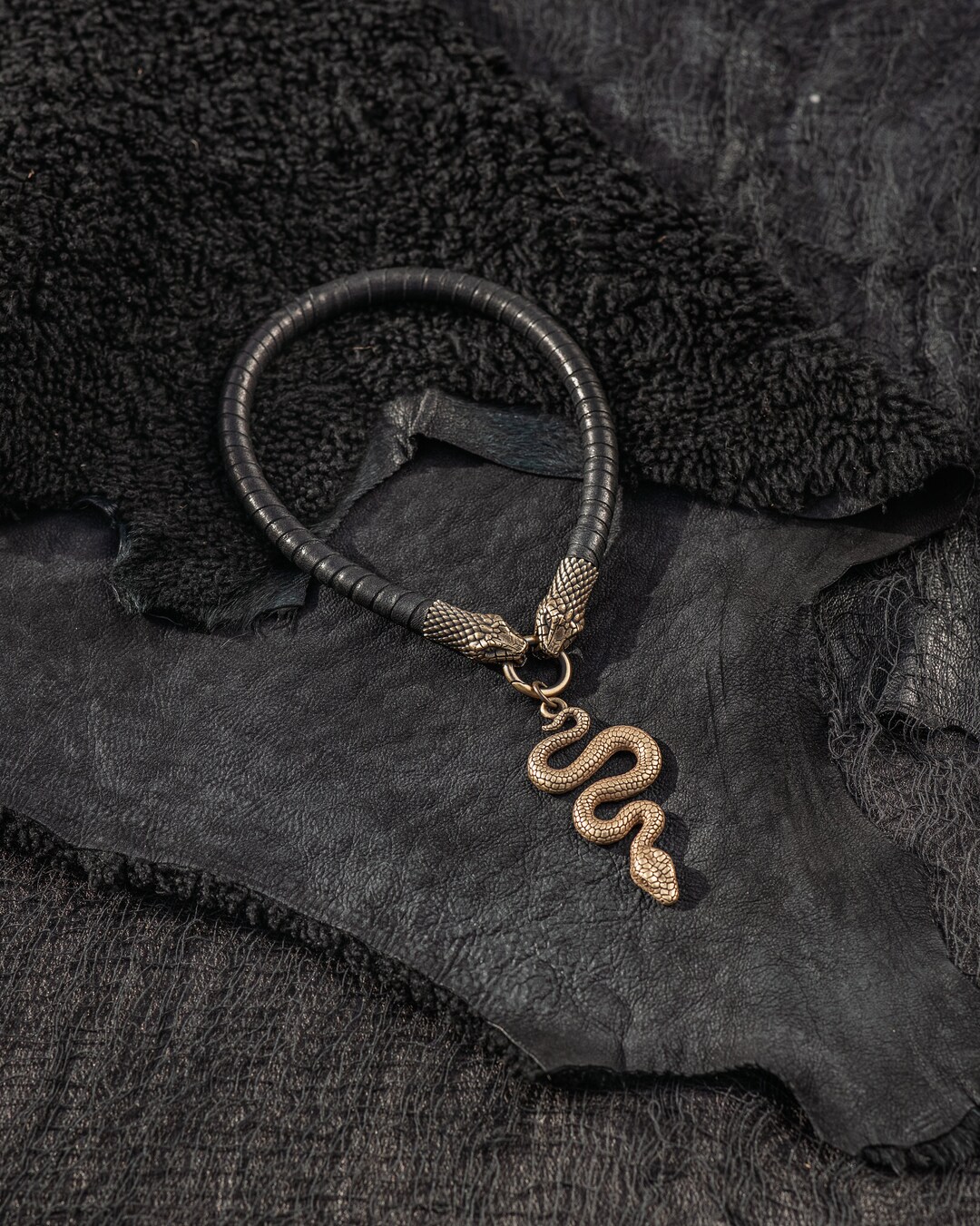 Eternity Ureaus Serpent Necklace - Double Headed Snake - O Ring ...