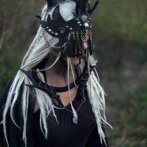 Valkyrie Face Mask: Shaman Visor Völva Shamanic Headdress and Pagan ...