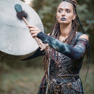 Snake Witch Womb Belt - Witches Belt - Crescent Moon Waist Belt - Wrap ...