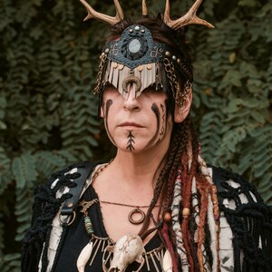 Morana Goddess Face Mask Mrazana Slavic Pagan Ritual Headdress Shaman ...