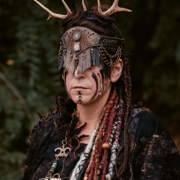 Pagan Mask - Etsy