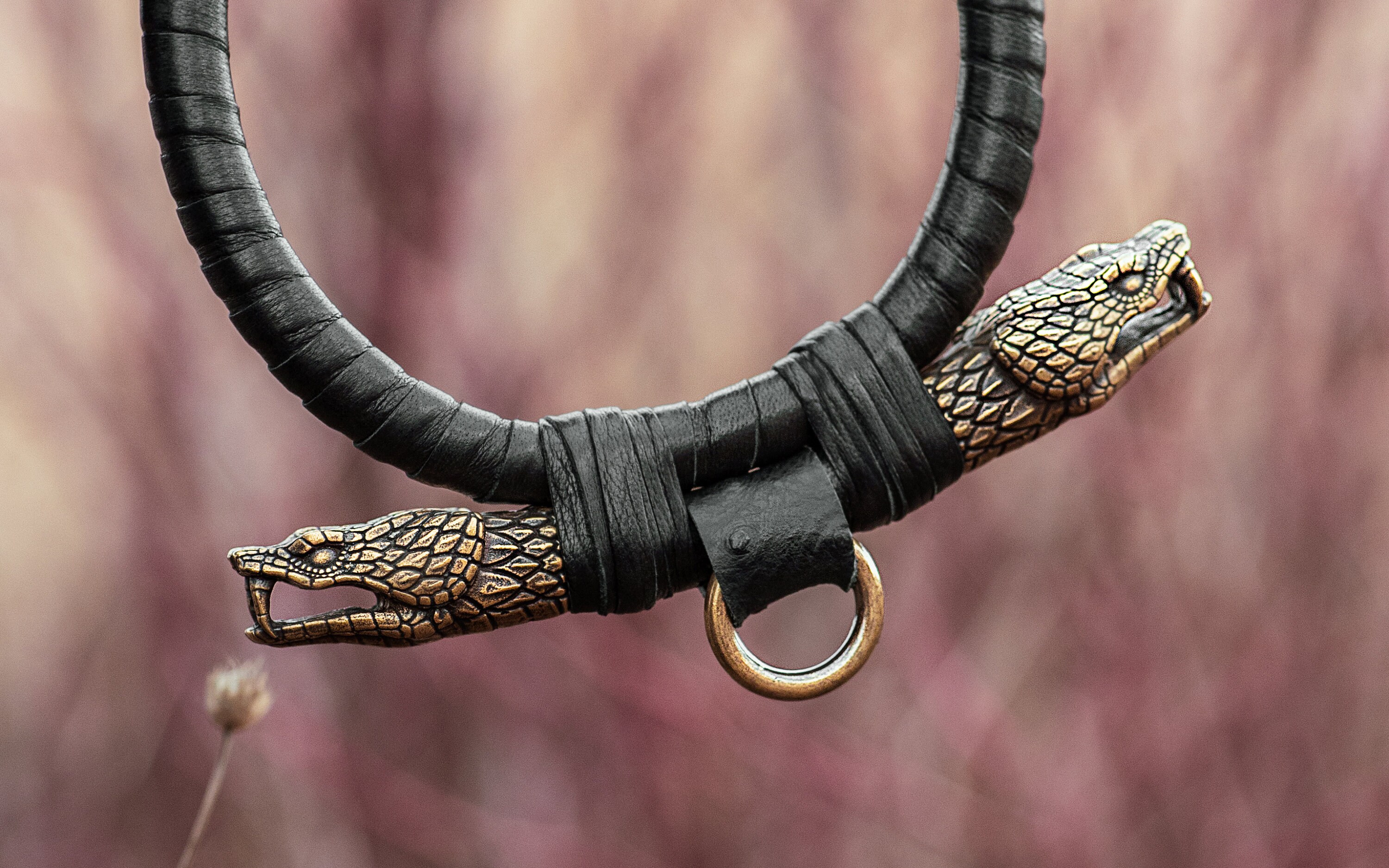 The Vision Serpent Necklace With Uraeus Brass Serpent Pendant - Etsy