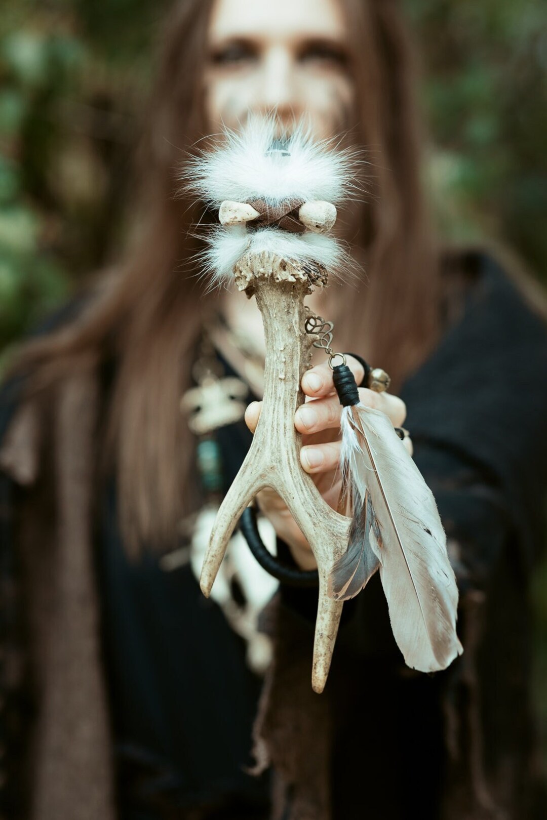 Quartz Tower Healing Wand - Pagan Healing Ceremonial Tool - Wiccan ...