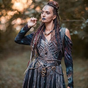 Snake Witch Womb Belt - Witches Belt - Crescent Moon Waist Belt - Wrap ...