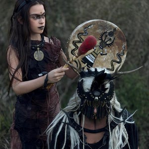 Valkyrie Face Mask: Shaman Visor Völva Shamanic Headdress and Pagan ...