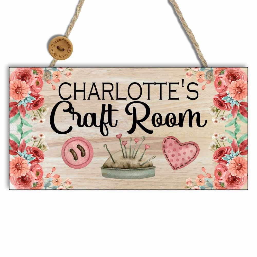 PERSONALISED Craft Room Sign-craft Room Gift-craft Sign-craft - Etsy UK