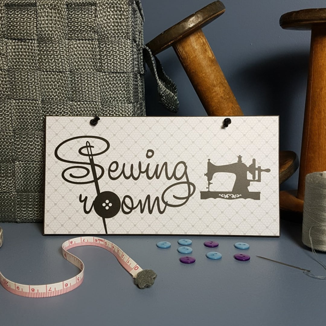 Sewing Room Sign Sewing Room Décor Handmade Sewing Room Gift Sewing ...