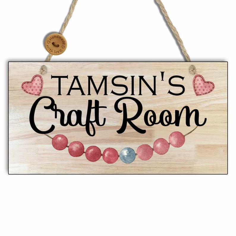 PERSONALISED Craft Room Sign-craft Room Gift-craft Sign-craft - Etsy