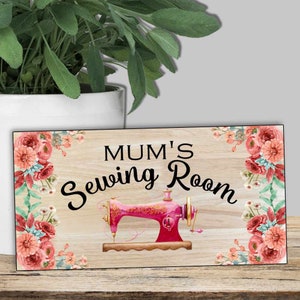 PERSONALISED Sewing Room Sign Sewing Room Gift Sewing Sign - Etsy UK