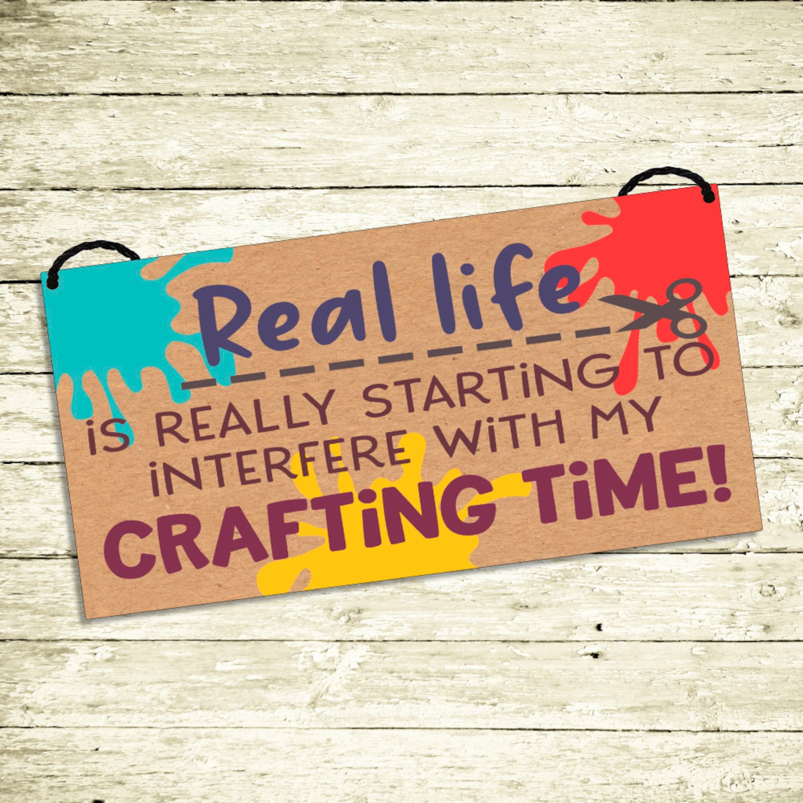 Craft Room Sign-crafting Signs-gift for Crafters-gift for - Etsy