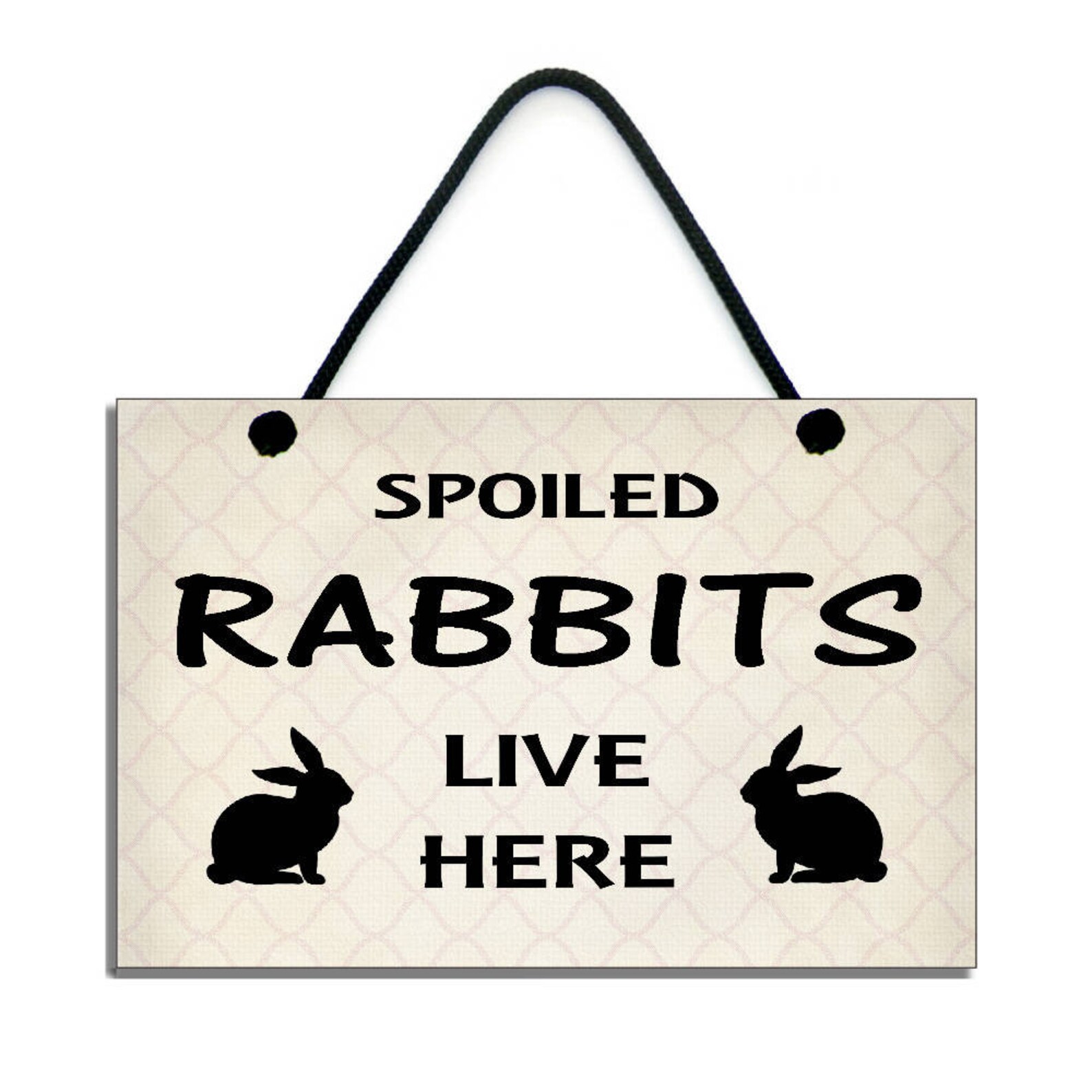 Rabbit Sign-rabbit Plaque-gift for Rabbit Lover-rabbit Lover - Etsy UK