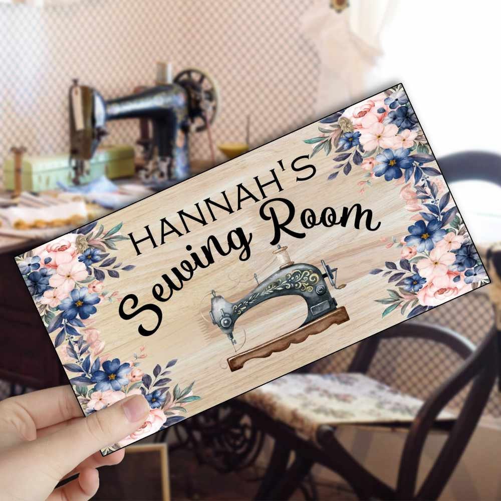 PERSONALISED Sewing Room Sign-sewing Room Gift-sewing | Etsy