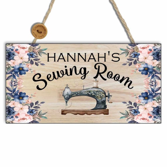PERSONALISED Sewing Room Sign-Sewing Room Gift-Sewing | Etsy
