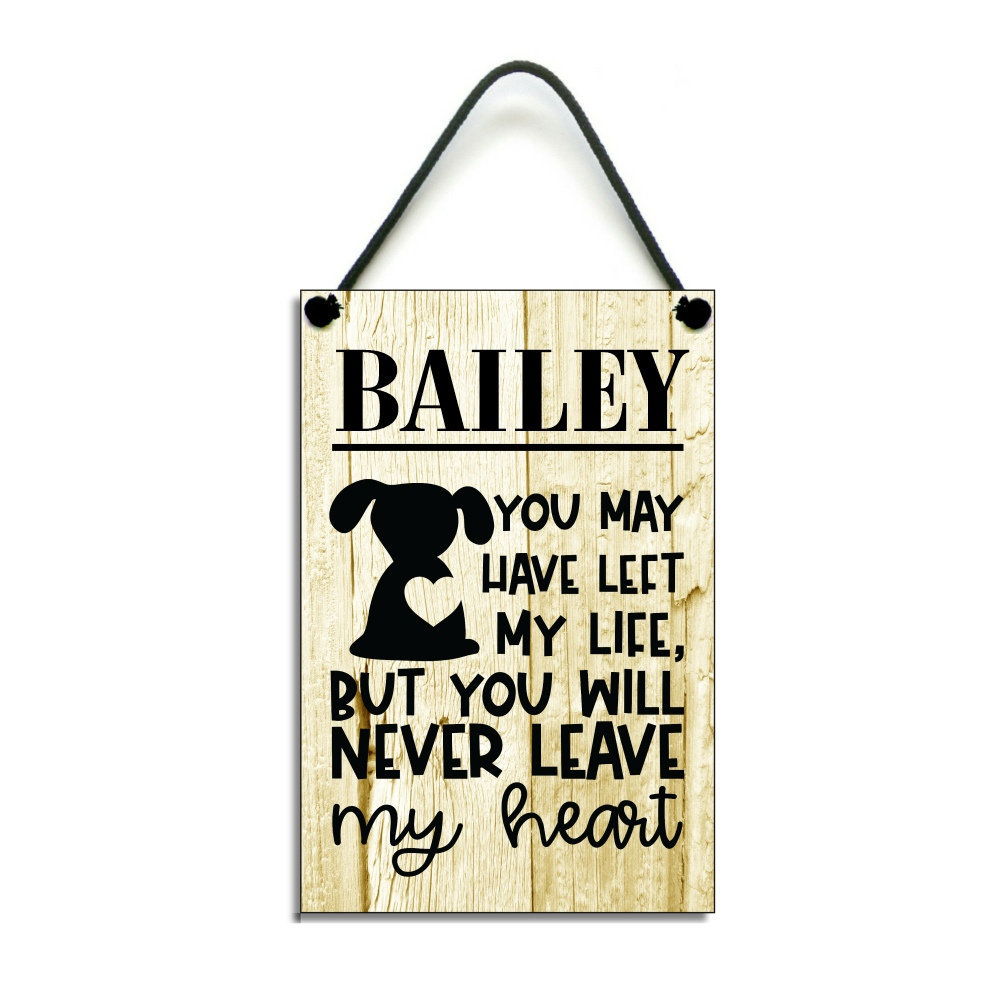 Dog Memorial Plaque-PERSONALISED Pet Loss Plaque-You Will | Etsy Dog Memorial Plaque-PERSONALISED Pet Loss Plaque-You Will | Etsy