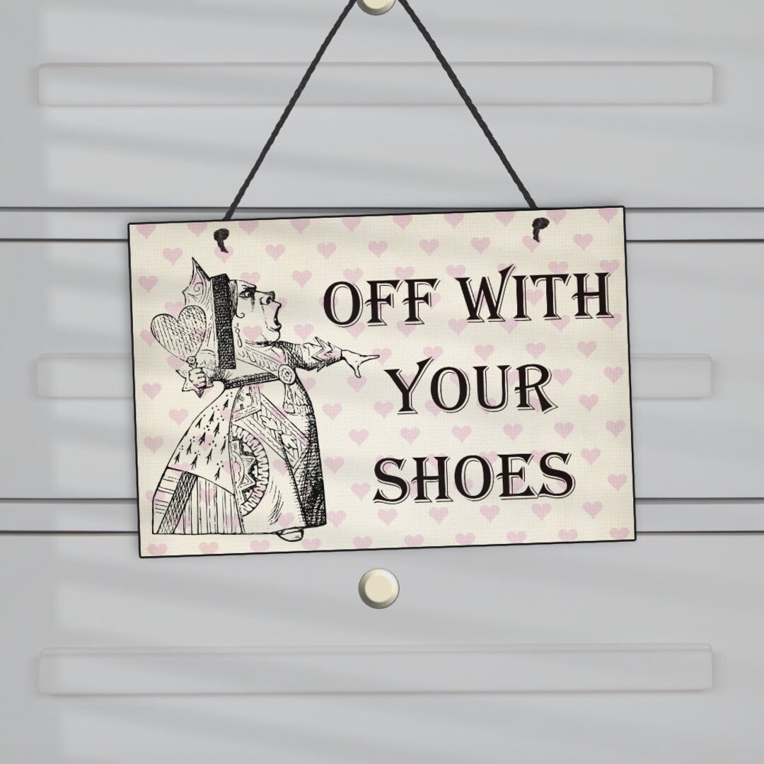 Shoes off Sign off With Your Shoes Sign Take Your Shoes off Plaque ...