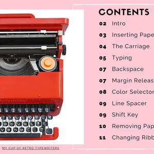 BUNDLE Typewriter Easy Care Guide + Easy Guide to Using A Typewriter ...