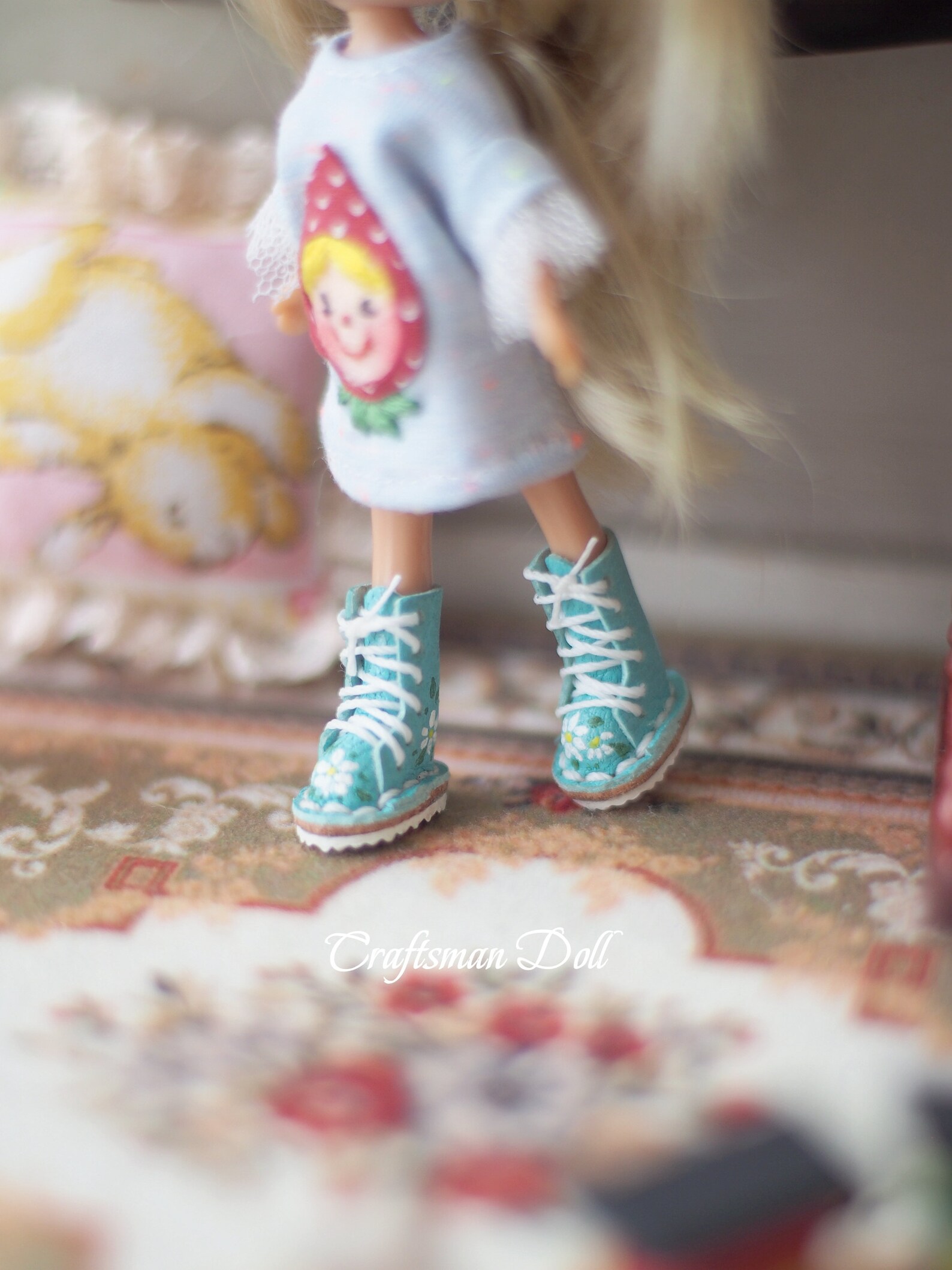 Petite Blythe Shoes/little Pullip Shoes/dal Shoes/handmade Doll Shoes ...