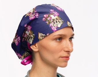 Uterus Scrub Caps Ponytail Surgical Hat Women Medical | Etsy