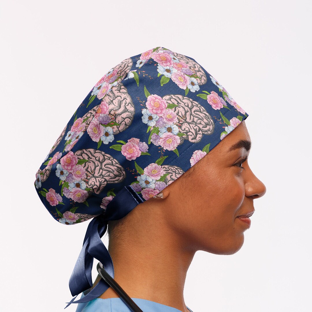 Scrub Caps for Women Brain Surgical Cap Neurologist Nurse - Etsy