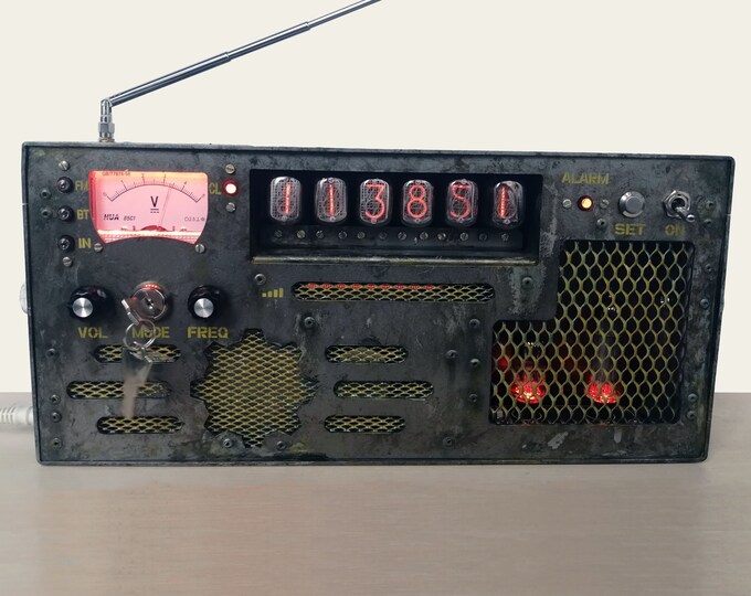 Nixie Tube Clock Radio With Bluetooth AUX Fm-radio Alarm - Etsy